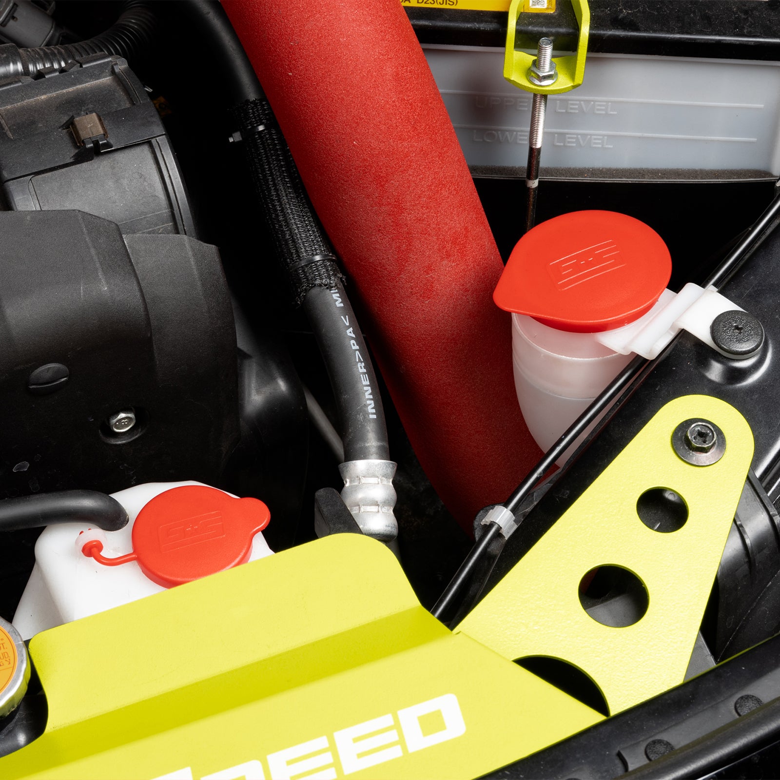 GrimmSpeed Engine Bay Dress-Up Caps - Red