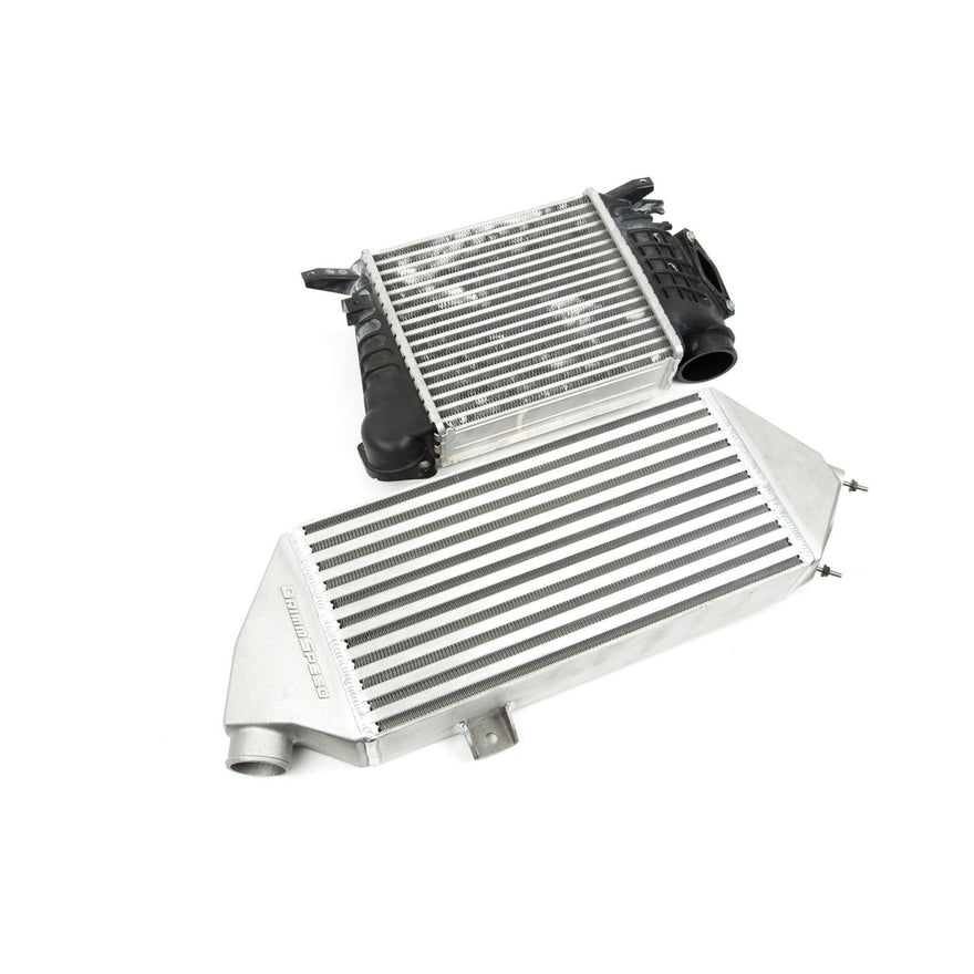 GrimmSpeed Top Mount Intercooler Kit - Raw - 2008-14 Subaru WRX